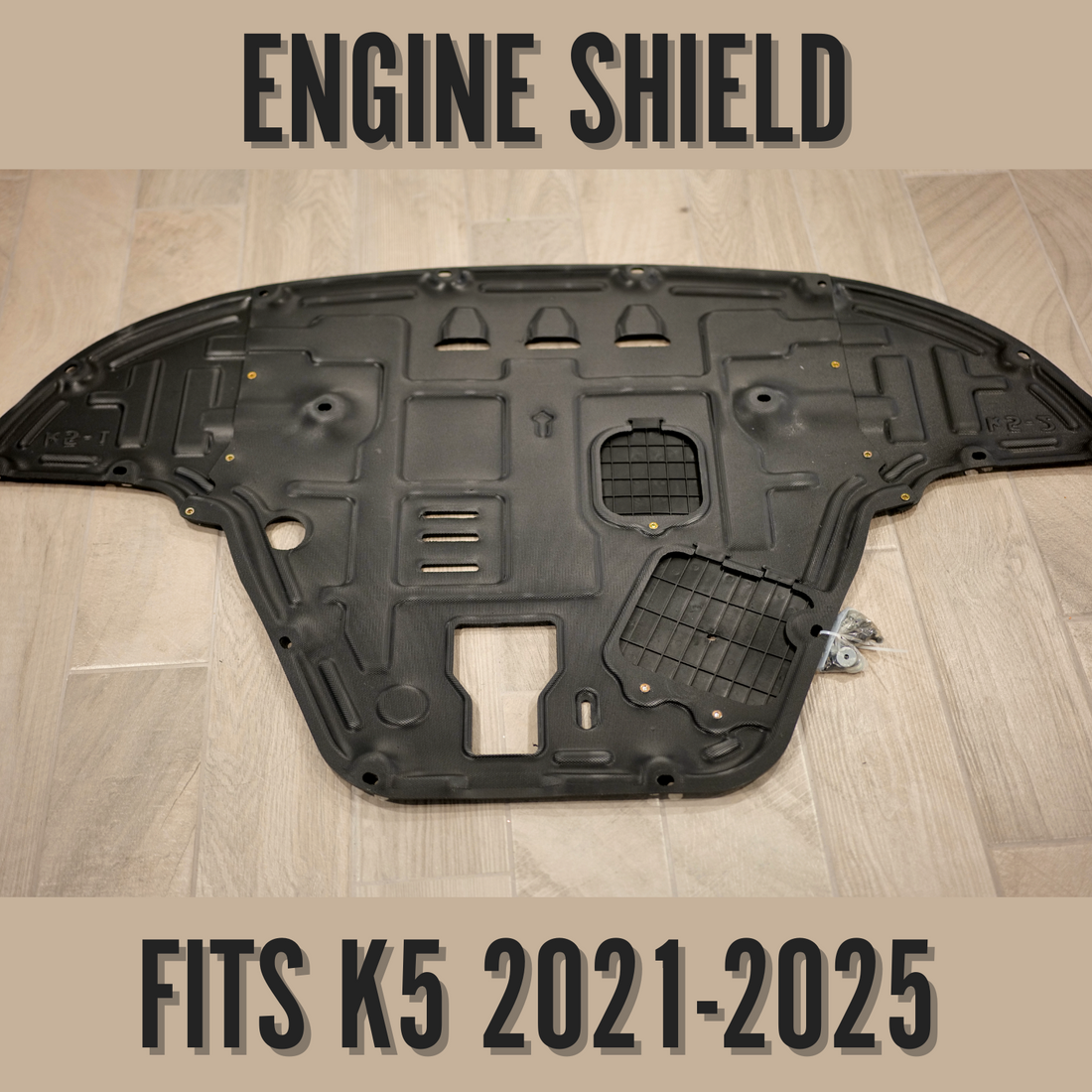 Engine Splash Shield for Kia K5 (2021-2026) Easy Installation | x3 Dur ...