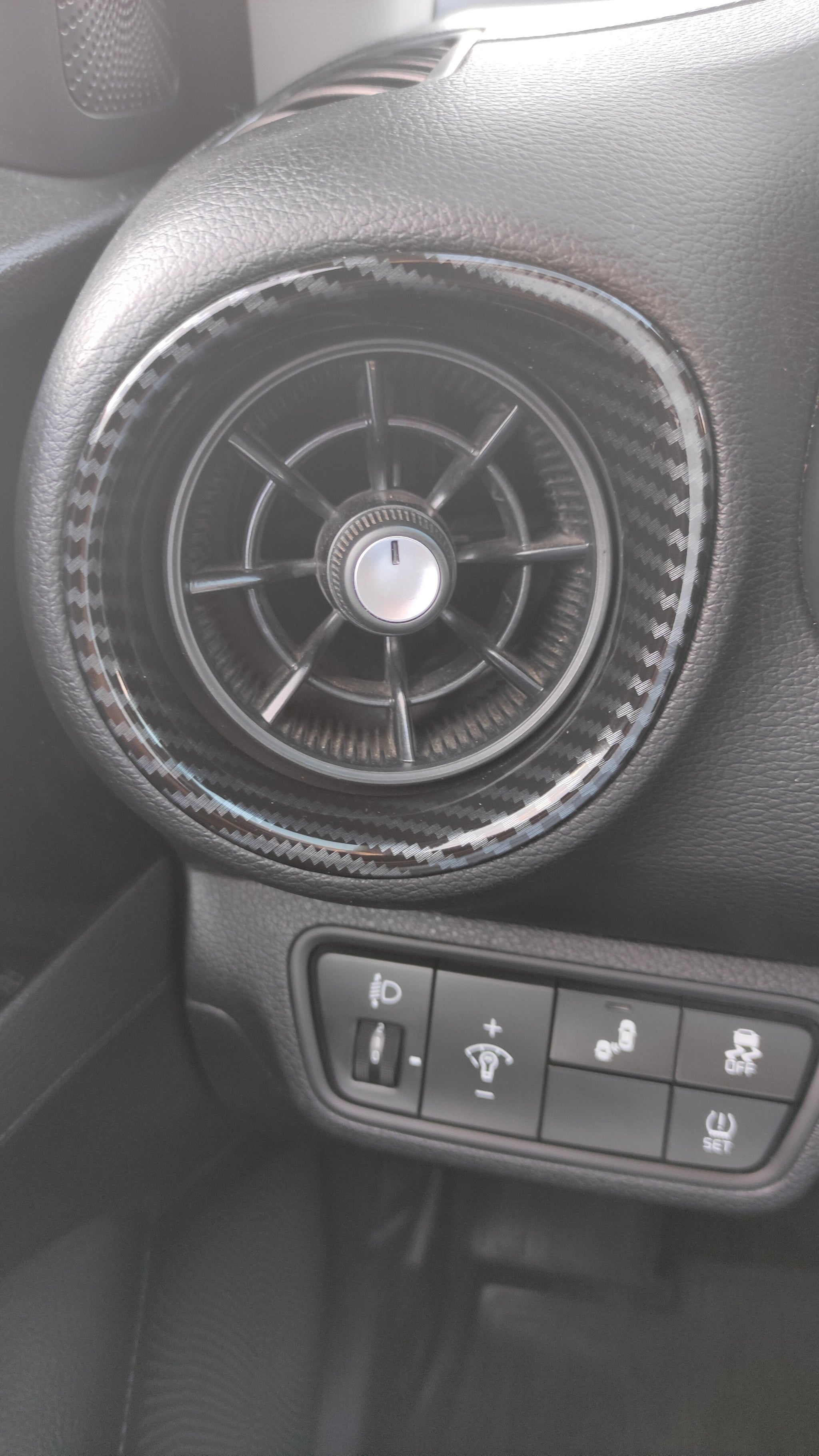 Kia Forte AC Vent Carbon Fiber Overlay – KDM Accessories