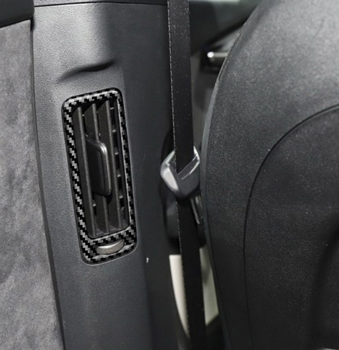 Carbon Fiber Middle AC Vent Covers | Kia EV6 – KDM Accessories